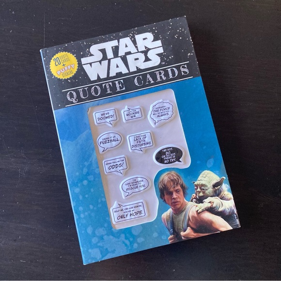 Star Wars | Other | Star Wars Quote Cards | Poshmark